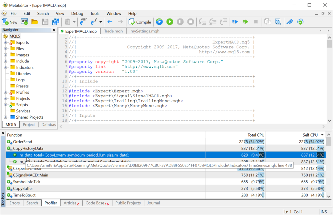 New MetaTrader 5 build offers MetaEditor improvements - FX News Group