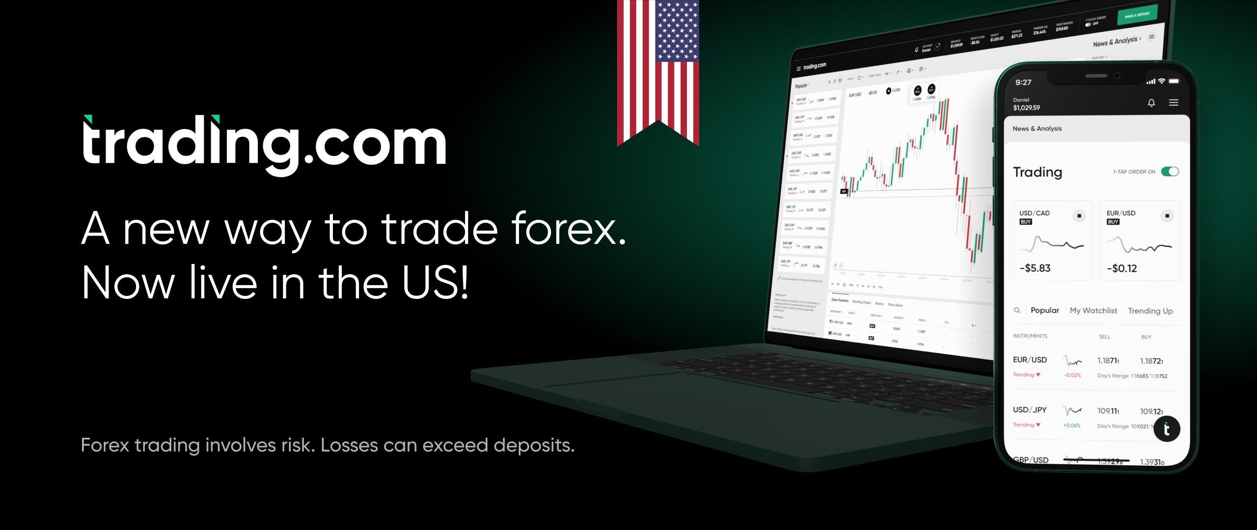 Trading.com officially launches in the US - FX News Group
