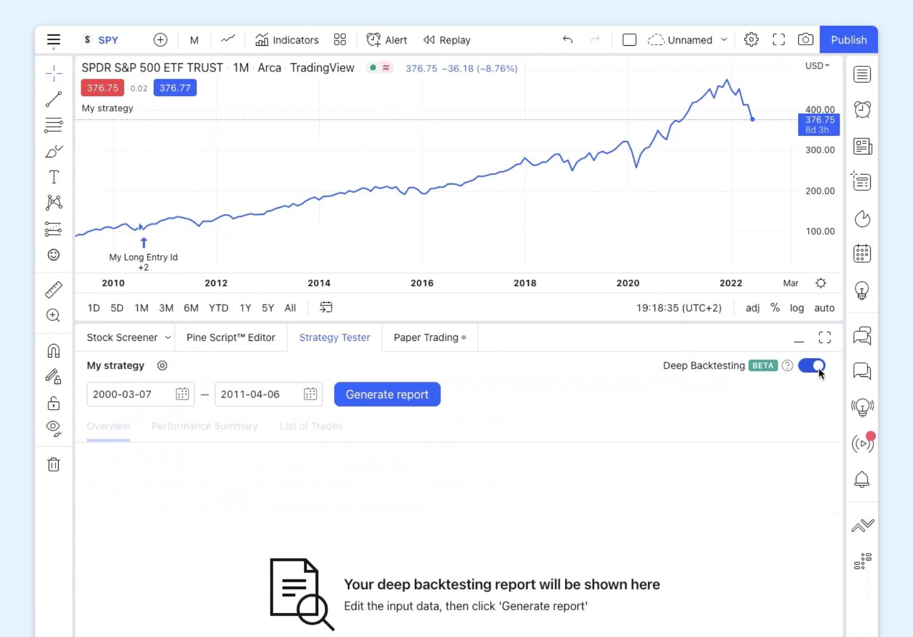TradingView launches beta version of Deep Backtesting for Premium users ...