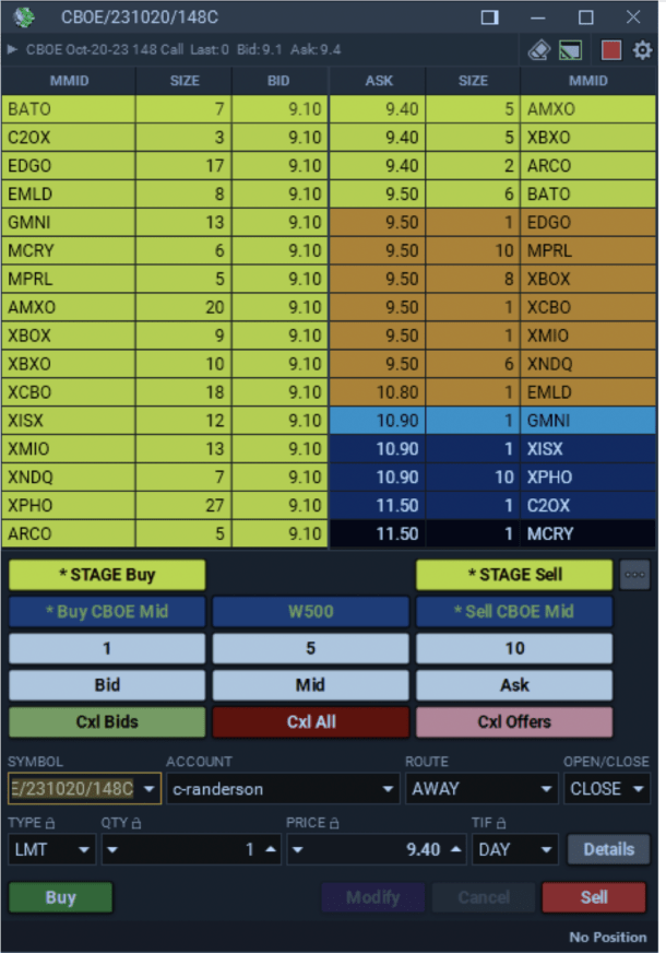 Latest version of Cboe Silexx adds Hot Button Bar within Order Ticket ...