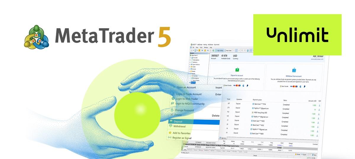 Unlimit to operate built-in payments for the MT5 trading platform - FX ...