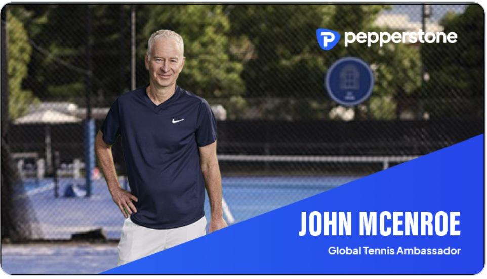 Pepperstone announces its newest Global Tennis Ambassador, John McEnroe ...