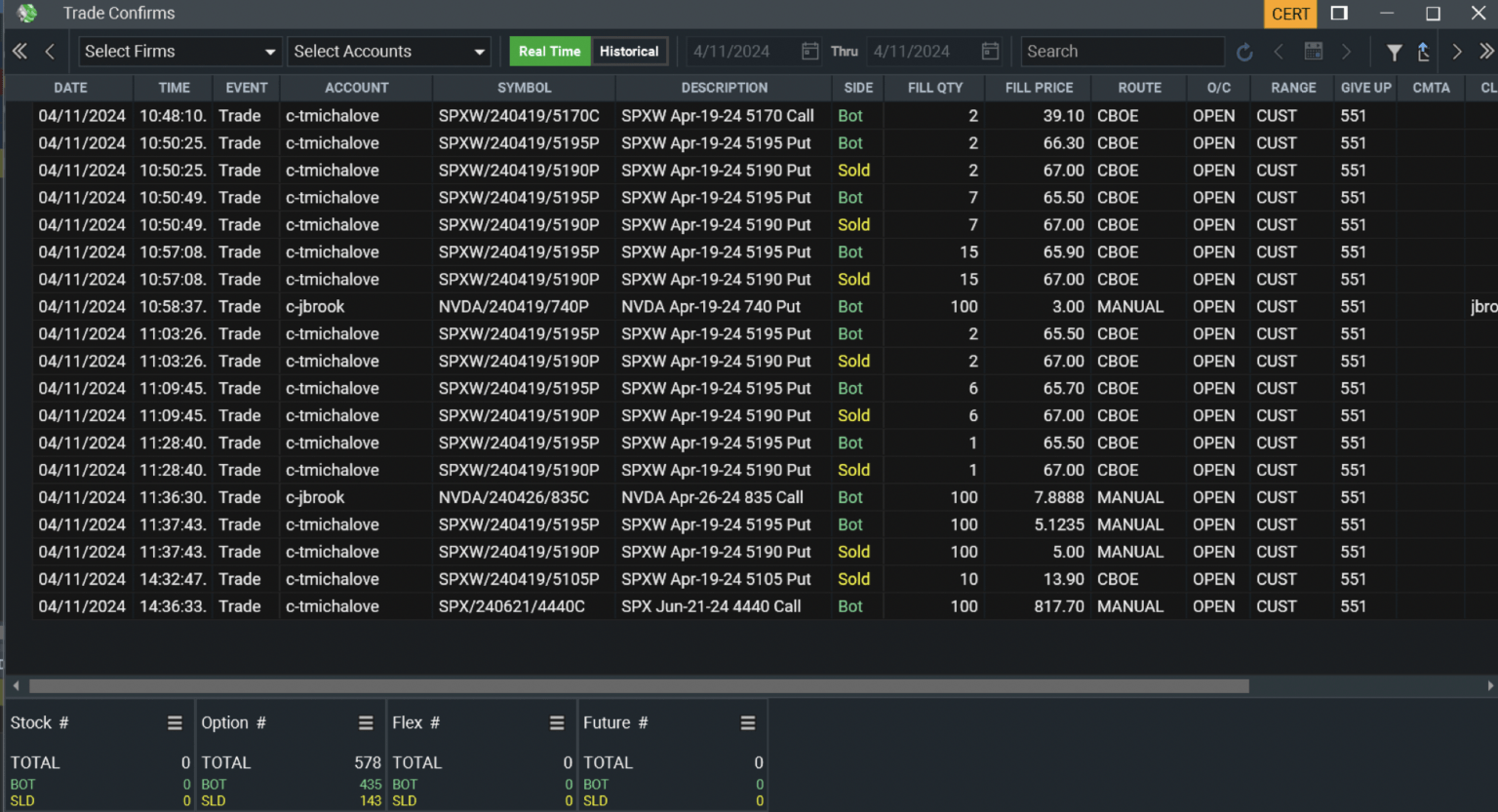 New Cboe Silexx release enhances multi order ticket and trade confirms ...