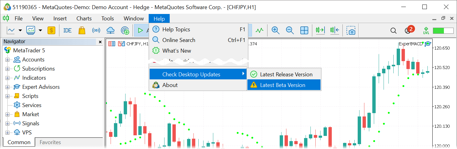 MetaQuotes to release MetaTrader 5 platform beta build 5540 - FX News Group
